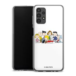 DeinDesign Galaxy A13 4G Handy Silikon H&uuml;lle Case transparent Handyh&uuml;lle Merchandise Kindheit Peanuts Silikon Case