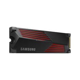 Samsung 990 PRO Heatsink 1 TB, SSD PCIe 4.0 x4, NVMe 2, M.2 2280, intern Kapazität: 1 TB Datentransferrate: Lesen: 7.450 MB/s, Schreiben: 6.900 MB/s IOPS: Lesen: 1.200.000, Schreiben: 1.550.000