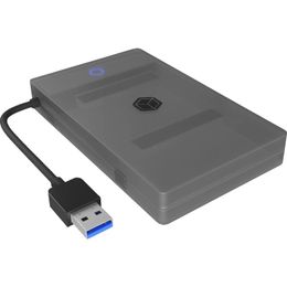 RaidSonic ICY BOX Festplattengehäuse SSD, 2,5 Zoll, extern, Schwarz