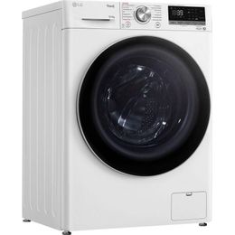 LG Waschmaschine F6WV710P1, 10,5 kg, 1600 U/min, TurboWash® - Waschen in nur 39 Minuten, weiß