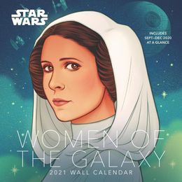 Abrams & Chronicle Books Star Wars Women of the Galaxy 2021 Wall Calendar