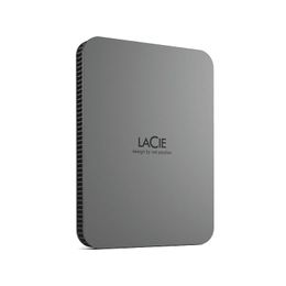 LaCie Mobile Drive Secure Festplatte, 2 TB HDD, 2,5 Zoll, extern, Space Grey