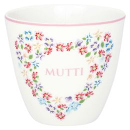 GreenGate Latte Cup Becher Mutti, 9 cm, Ø 10 cm