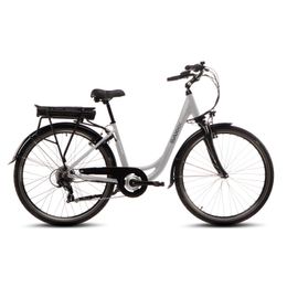 SFM BIKES Saxxx City-E-Bike Advanced Sport, silber matt, 50 cm Rahmenhöhe
