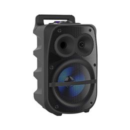 Auvisio Partylautsprecher PMA-950.k Mobile PA-Partyanlage Bluetooth MP3 USB SD Karaoke UKW 150 Watt