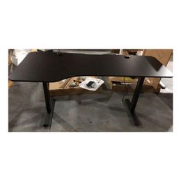 Juskys Höhenverstellbarer Schreibtisch Office Stand 160x75cm - elektrisch, Memory-Funktion - Schwarz