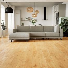 MYCS Sofa Granitweiß - Moderne Designer-Couch: Hochwertige Qualität, einzigartiges Design - 162 x 75 x 267 cm, Komplett anpassbar