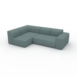 MYCS Sofa Taubenblau - Moderne Designer-Couch: Hochwertige Qualität, einzigartiges Design - 259 x 72 x 167 cm, Komplett anpassbar