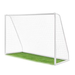 ArtSport Fußballtor 300 x 200 cm mit Netz für Garten in Weiß, inklusive praktischer Tragetasche