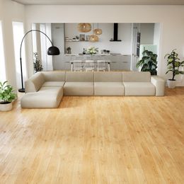 MYCS Sofa Cremeweiß - Moderne Designer-Couch: Hochwertige Qualität, einzigartiges Design - 439 x 72 x 241 cm, Komplett anpassbar