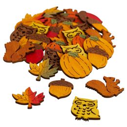 buttinette Streuteile "Herbst", 3,5–4 cm, 36 Stück