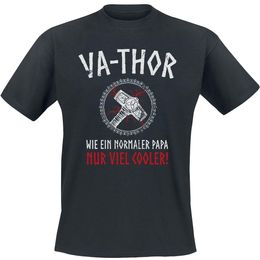 Familie & Freunde Va-Thor T-Shirt schwarz in M