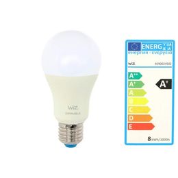 WiZ LED Energiespar Glühbirne E27 WiFi steuerbar 60W warmweiß