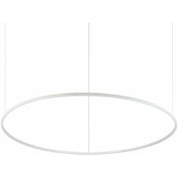 Ideal Lux - oracle Ringintegrierte LED-Pendel-Deckenleuchte Weiß 150cm 3000K