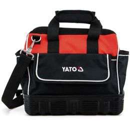 Yato - Werkzeugtasche 18 Fächer 32 x 19 x 31 cm leer Polyester medium Gummiboden Tragegurt Werkzeug Tasche Koffer