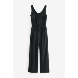 next Jumpsuit Bestickter Jumpsuit mit Cutout (1-tlg)