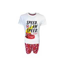 Disney Cars Schlafanzug Lightning McQueen (2 tlg) Pyjama Set kurzarm Jungen Shorty Gr. 98-128 cm