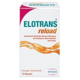 STADA Elotrans reload Elektrolyt-Pulver mit Vitaminen 15X7.57 g