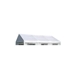 DEGAMO Ersatzdach / Dachplane PALMA für Zelt 4x6 Meter, PE weiss 180g/m², incl. Spanngummis