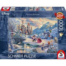 SCHMIDT Disney Thomas Kinkade Die schöne und das Biest Puzzle, 1000 Teile