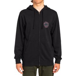 Billabong Kapuzensweatshirt &raquo;Bloom&laquo; schwarz S S Stoff: Baumwoll-Polyester-Fleece mit...