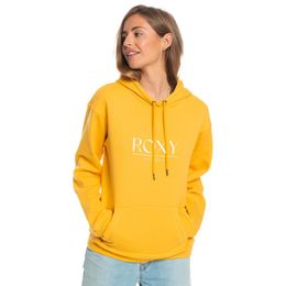 Roxy Kapuzensweatshirt &raquo;Surf Stoked Brushed&laquo; Yolk Yellow M M Material: Geb&uuml;rstetes Mischgewebe aus Baumwolle...