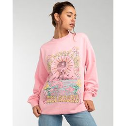 Billabong Sweatshirt &raquo;Take Me Away&laquo; Pink Wink L L Stoff: Mischgewebe aus Baumwolle und Polyester