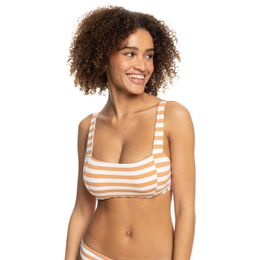Roxy Bügel-Bikini-Top »Printed Beach Classics« Toasted Nut Rapta Stripe S L - Cup B Cup B L Material: Weicher, ,...