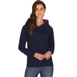 TRIGEMA Sweatshirt »Modischer Hoodie aus Biobaumwolle (kbA)« navy M M BIO Sweat-Qualität