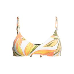 Roxy Bandeau-Bikini-Top »Printed Beach Classics« Bright White Subtly Salty Flat XXL - Cup B Cup B XXL Material: Weiches, ,...