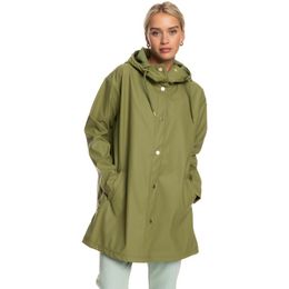 Roxy Regenjacke »Rain Dance« Loden Green S S Stoff: Verklebter regenabweisender...