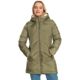 Roxy Regenjacke »Storm Warning« Deep Lichen Green XS XS Stoff: Wasserabweisendes Polyestergewebe...