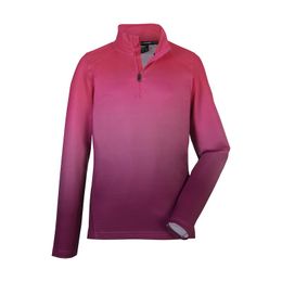 Killtec Langarmshirt &raquo;KSW 165 GRLS LS SHRT&laquo; neonpink 176 176 Kids Funktionsshirt mit coolem Farbverlauf und Stehkragen