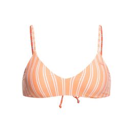 Roxy Triangel-Bikini-Top »Into The Sun« Papaya Punch Novelta Stripe H XS - Cup B Cup B XS Material: Weiches, ,...