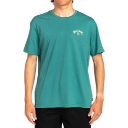 Billabong T-Shirt »Arch Wave« Teal L L Stoff: Baumwoll-Jersey-Stoff [160 g/m2]
