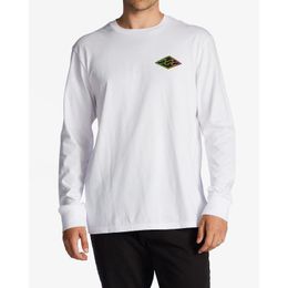 Billabong Langarmshirt &raquo;Crayon Wave&laquo; White M M Stoff: BaumwollStoff [160 g/m2]