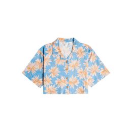 Roxy T-Shirt »Beautiful Drama« Azure Blue Palm Island Rg 4(101-108cm) 4(101-108cm) Stoff: Bedrucktes...