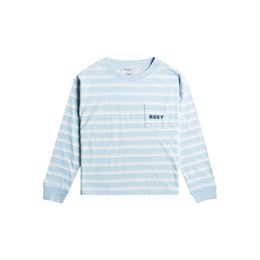 Roxy Langarmshirt »Love Someone« Cool Blue Rg At Down Stripes H 14(155-164cm) 14(155-164cm) Material: Jersey-Stoff mit garngefärbten...