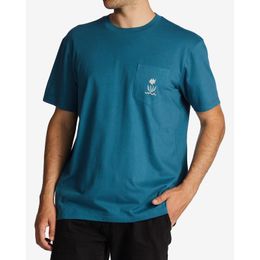 Billabong T-Shirt &raquo;Troppo Pocket&laquo; Blue Lagoon XL XL Stoff: BaumwollStoff [160 g/m2]