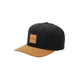 Billabong Snapback Cap »Stacked« Black/Tan Einheitsgröße Einheitsgröße Stoff: Baumwoll-Twill-Canvas-Stoff