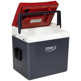 ZORN Cooler Z 26 LNE PX Kühlbox & Heizbox EEK: E (A - G) Thermoelektrisch 230 V, 12 V Weiß-Rot, Grau 25 l max. 17°C unter Umgebungstemperatur