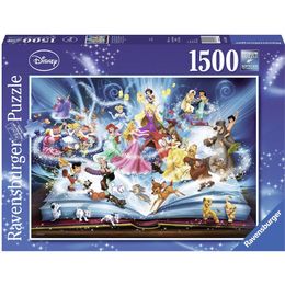 Ravensburger Puzzle Disney's magisches Märchenbuch, 1500 Puzzleteile, Made in Germany, FSC® - schützt Wald - weltweit, bunt