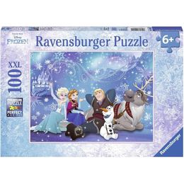 Ravensburger Puzzle Disney Frozen, Eiszauber, 100 Puzzleteile, Made in Germany, FSC® - schützt Wald - weltweit, bunt