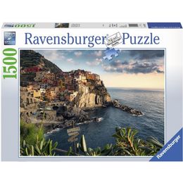 Ravensburger Puzzle Blick auf Cinque Terre, 1500 Puzzleteile, Made in Germany, FSC® - schützt Wald - weltweit, bunt