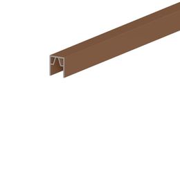 TraumGarten Sichtschutzzaun SYSTEM Endprofil Abschlussprofil oben Bambus, 174 cm