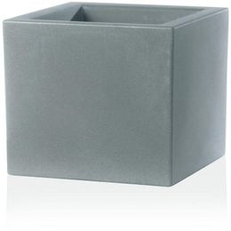 Teraplast - Eckiger beton blumentopf 50x50 cm h 50 mod. Schio cubo