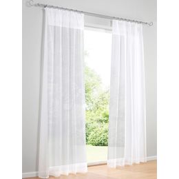 HEINE HOME unisex Dekostore wei&szlig;, Gr&ouml;&szlig;e 265x140 cm