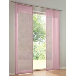 HEINE HOME unisex Schiebevorhang mauve, Gr&ouml;&szlig;e 145x60 cm