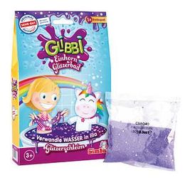 Simba Badeschleim Glibbi Einhorn Glitzerbad violett, 150,0 g