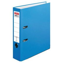 Herlitz maX.file protect Ordner blau, acqua Kunststoff 8,0 cm DIN A4